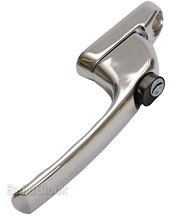Chrome Window Handle with interchangeable spindle – Build Block Online Ltd